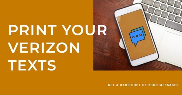 How to Print Text Messages from Verizon? - JADigital